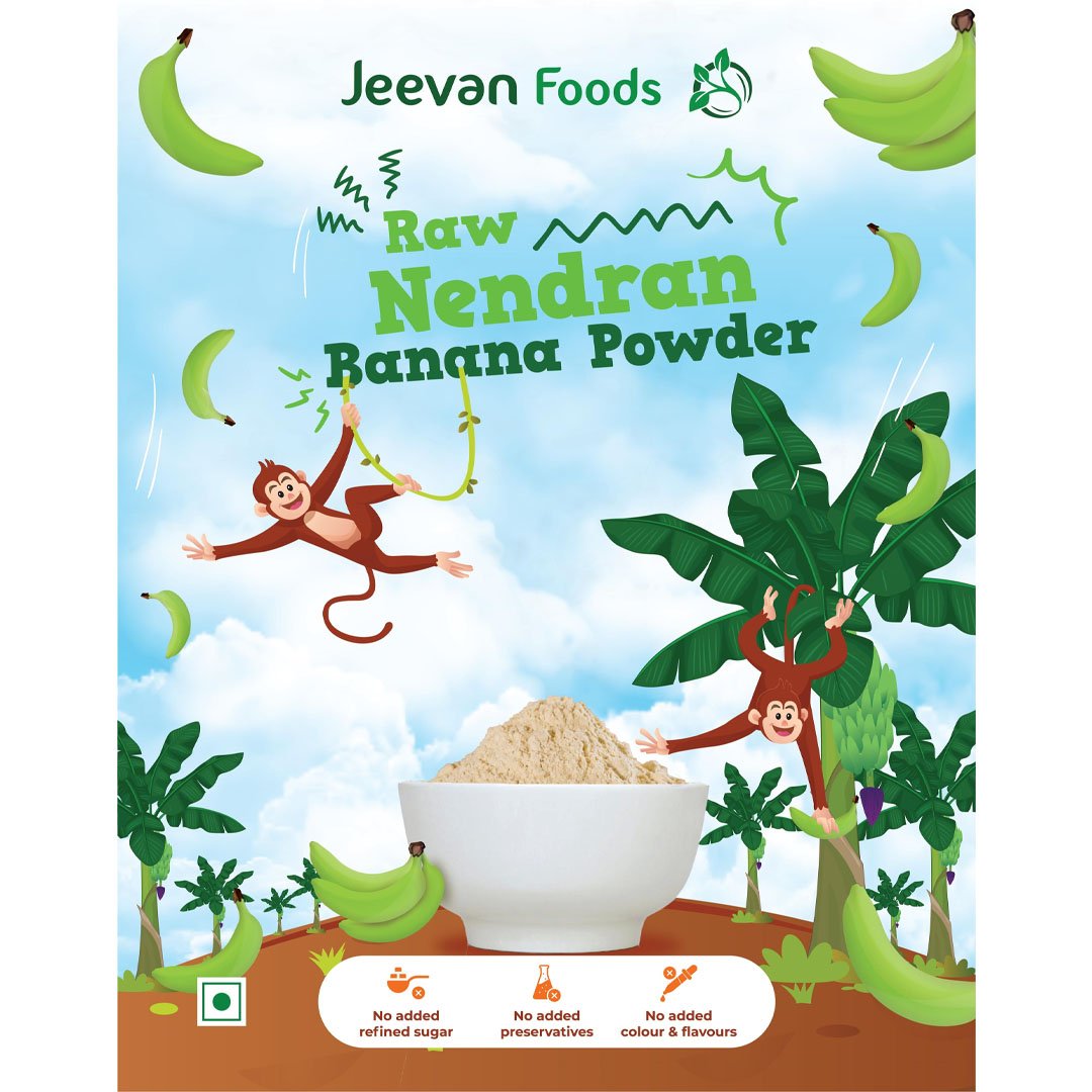 Raw Nendran Banana Powder - Jeevan Foods